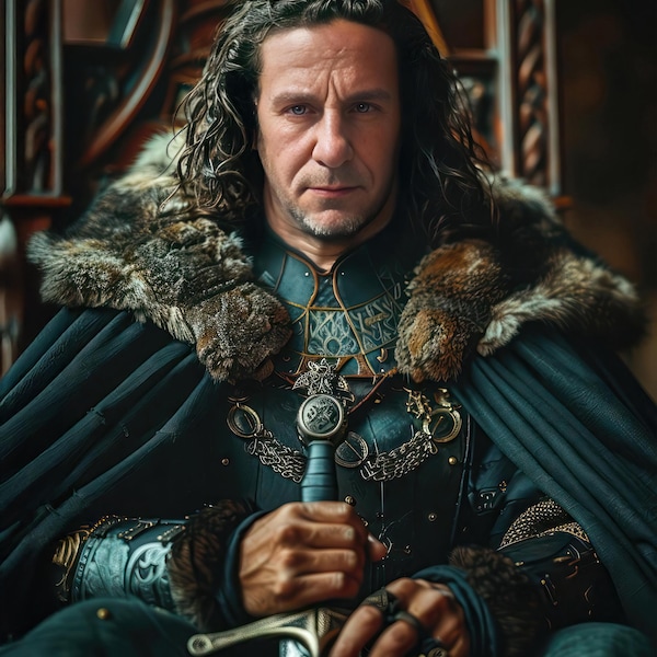 Custom Mafia Couple Portrait From Photo. Personalized Gift for Couple ...