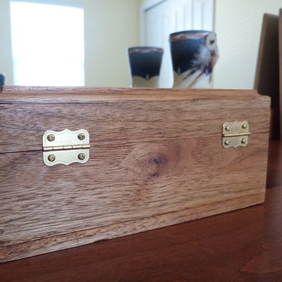 Qty 2 to 50 Brass Plated Small Box Hinges for Jewelry Boxes and Small ...