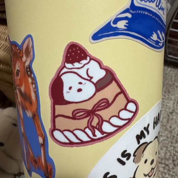 Strawberry Buddy Vinyl Sticker | Waterproof, Cute Stickers, Laptop ...