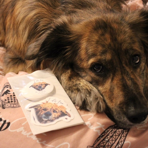 I Do Too, We Do Too, Pets in Wedding, Pet Sticker, Dog to Sticker From ...