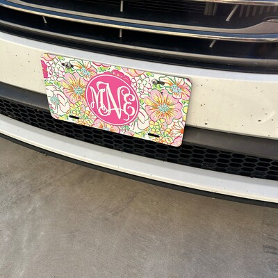 Mama Leopard License Plate, Custom Car Tag for Women, Car Coasters ...