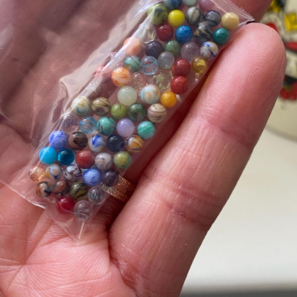 1000 Miniature Glass Marbles by Rebecca Hooper - Etsy
