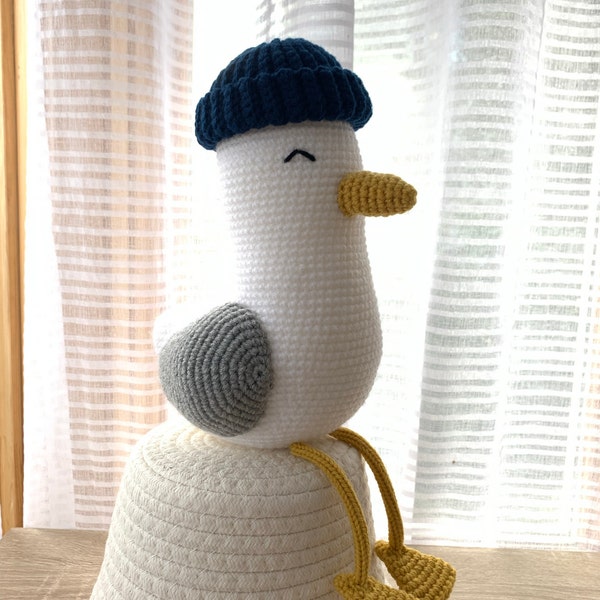 PDF Схема вязания амигуруми Чайка Хельмут (ENG) - Etsy