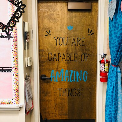 You Are Capable of Amazing Things Decal You Can Do Amazing Things Self ...