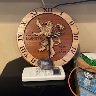 Caduceus Clock in Wood / Medical Clock - Etsy