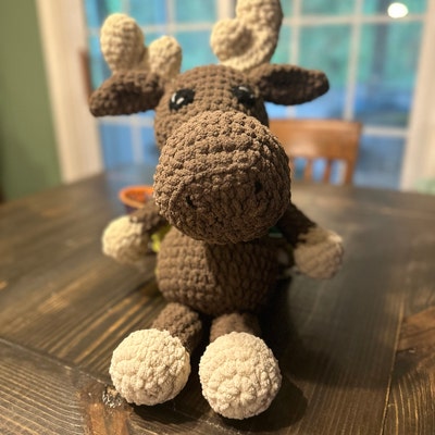 Manny Moose CROCHET PATTERN Amigurumi Crochet Pattern PDF - Etsy