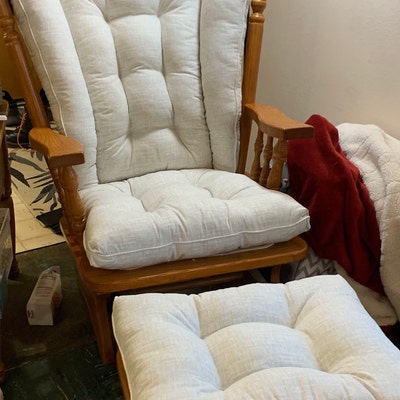 Wingback Rocker Replacement Cushions / Canadian Rocker Cushions ...
