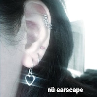 Convertible Ear Jacket, Helix, Cartilage Piercings, Earring Chain ...