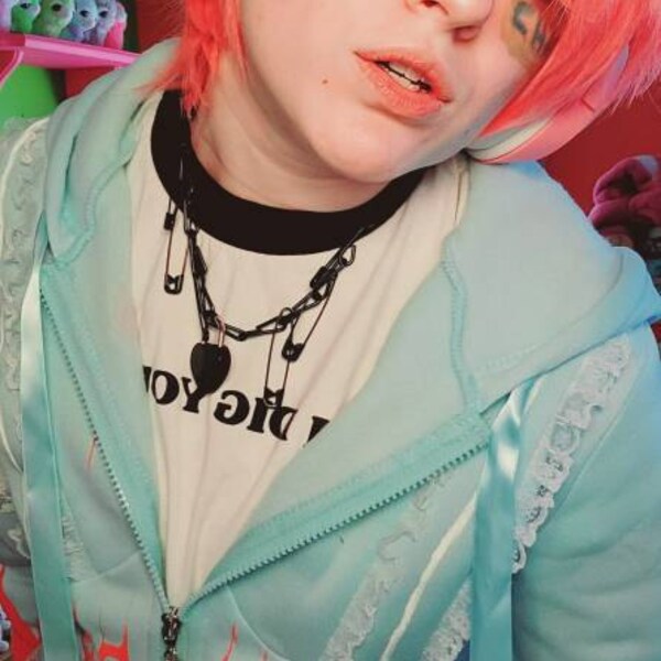 Yellow Jester Leather Clown Choker Neck Piece With Ruffles and Bells ...