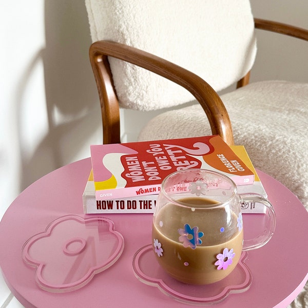 Modern Acrylic S-shape Coffee Table Sleek, Unique Acrylic S-shape Table ...