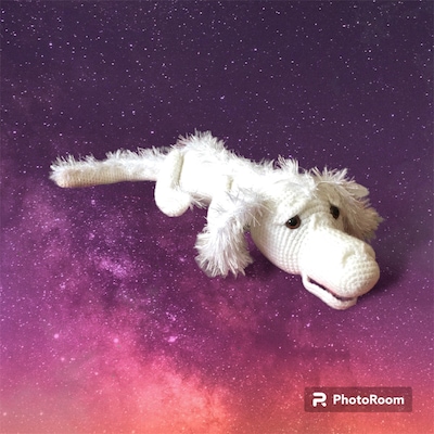 Amigurumi Crochet Pattern for Falkor Inspired Luck Dragon. Instruction ...