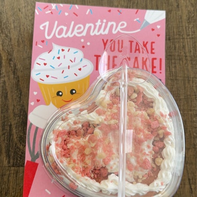 Cake Valentine Printable, You Take the Cake, Kids Valentine Printable ...