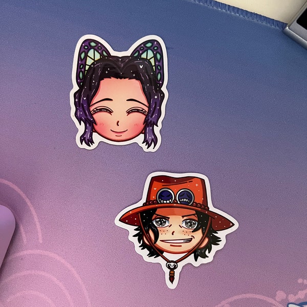 Cute Oni Slayer Demon | Vinyl | Die Cut Glossy Stickers | Scrapbook ...