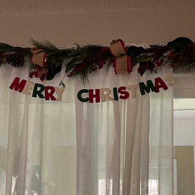 Felt Congratulations Banner Handmade Graduation Garland Blue and Yellow ...