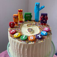 Handmade Edible Number Blocks Numberblocks Cake Topper Decoration ...