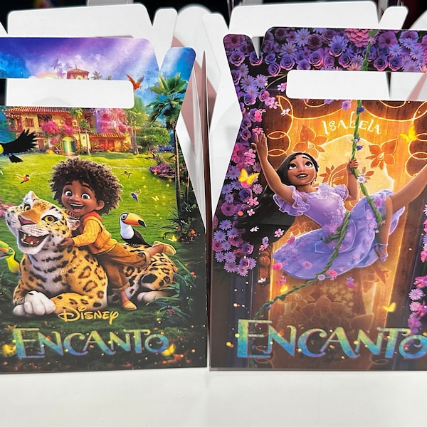 Encanto Theme | Party Favor Boxes | Birthday | Baby Shower | Wedding ...