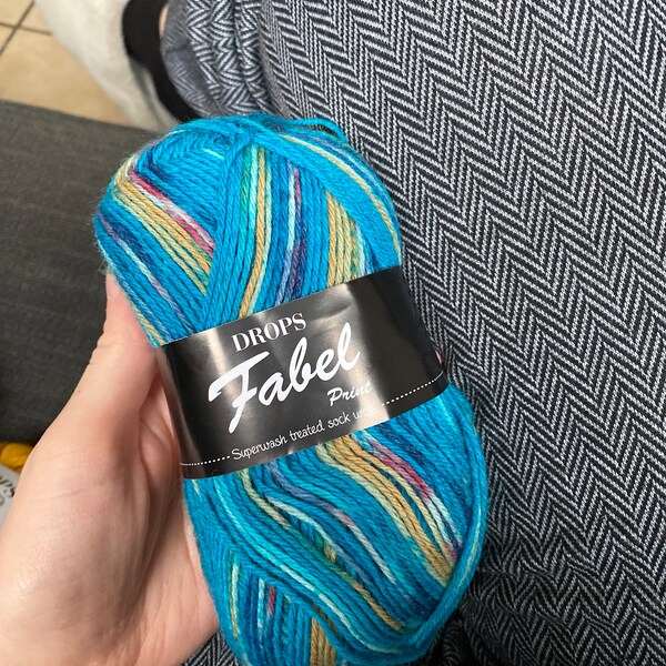 Drops Fabel 4 Ply 50g Knitting Crochet Yarn 75% Wool - Etsy UK