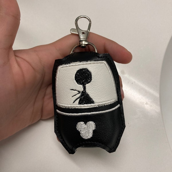 Skyliner, Mouse Skyliner Key Fob, Embroidery Key Fob, Embroidered, Key ...