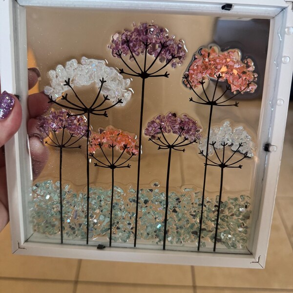 Crushed Glass, Shell and Resin Sea Turtles - Etsy