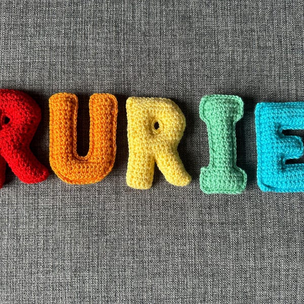 Alphabet Crochet Pattern, Uppercase Letters Amigurumi Tutorials ...
