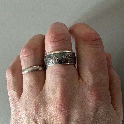 Coin Ring 10 Escudos De Portugal in Silver coin Ring - Etsy