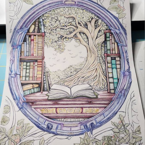 50 Magical Library Coloring Pages Inspiring Coloring Book Pages for ...