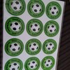 Football Party Stickers, Personalised Football Birthday Party Stickers ...