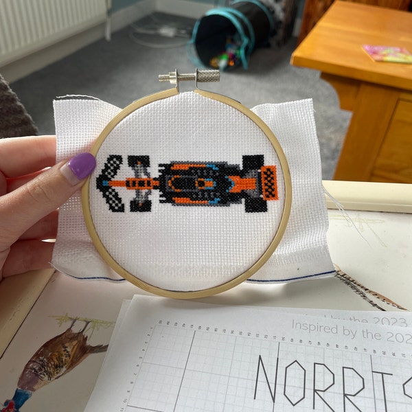 F1 2024 Cross Stitch Pattern for All 10 Teams // PDF Pattern - Etsy
