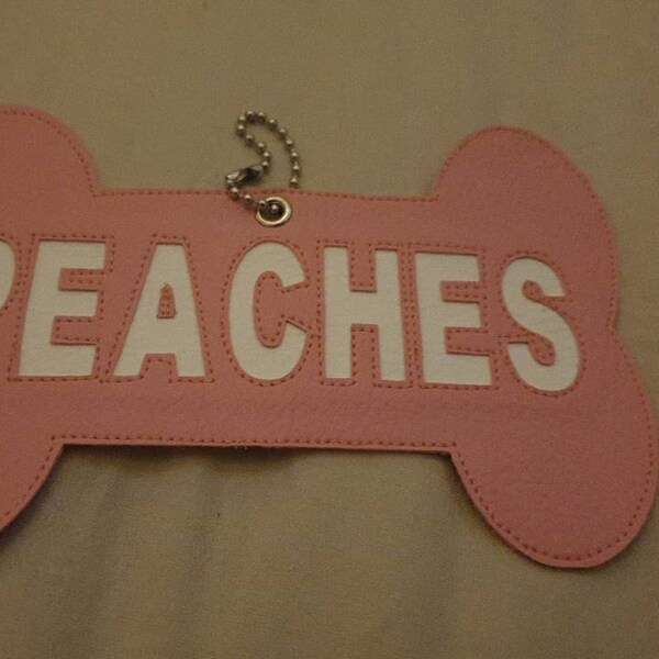 Vegan Leather Fursuit Collar Name Tag, Furry Name Tag, Con Badge ...