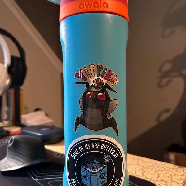 Loot Hoarding Bug YIPPIE 3 Inch Glossy Vinyl Sticker (lethal Company ...