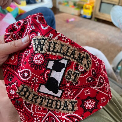 RODEO Back Number-personalized Cowboy-1st Birthday/rodeo - Etsy