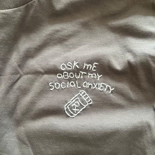 Custom Tiny Lettering | Cursive Collar Embroidery | Hand Embroidered ...