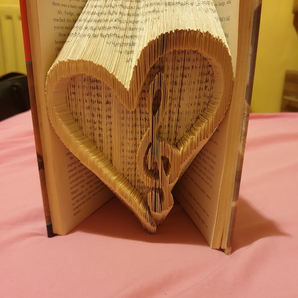 Heart Music Combi Book Folding Pattern and Beginners Tutorial. Make ...