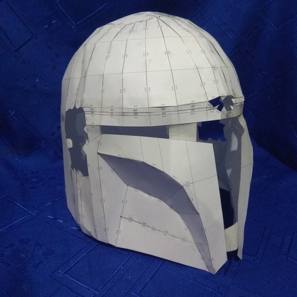 Mando Helmet Pepakura - PDF & PDO Templates for Foam Cosplay (star Wars ...