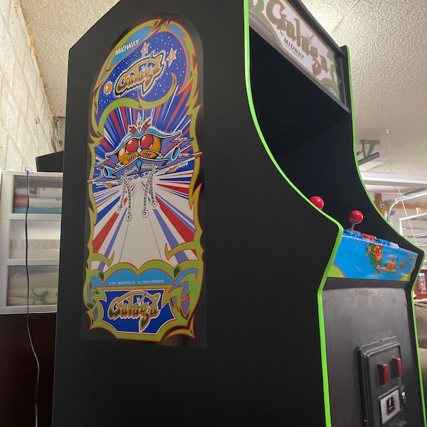 GALAGA Arcade Cabinet Graphics for Reproduction Side Art - Etsy