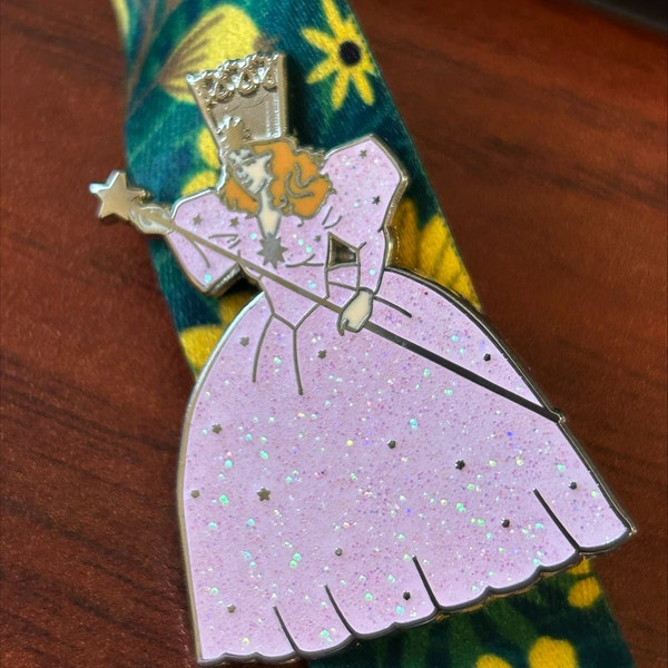 Glittery Oz Inspired Good Witch Pin - Etsy