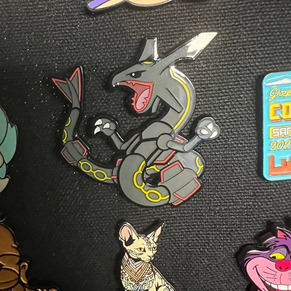 Rayquaza Pokemon Enamel Pin, Lapel Pin, Hat Pin - Etsy