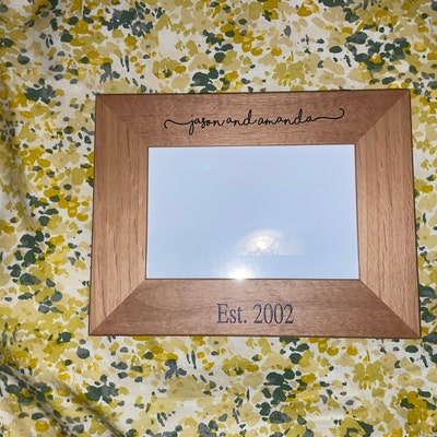 Personalized Picture Frames 5x7, Picture Frames 4X6, Wooden Picture ...
