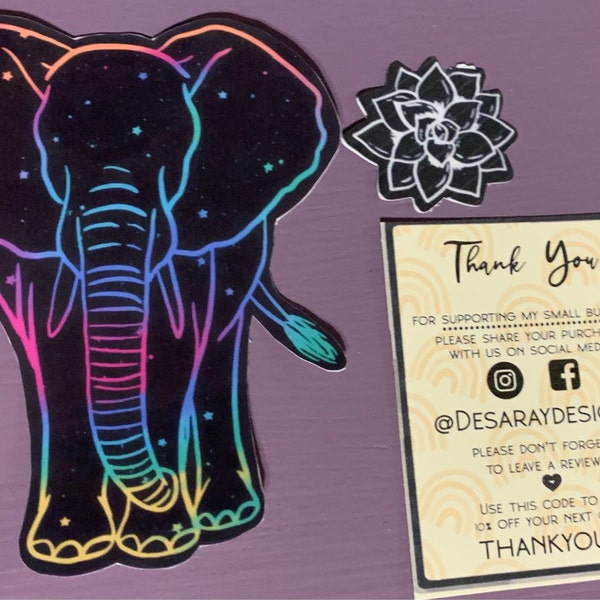 Elephant Stickers - Stickers - Waterproof Stickers - Tropical Stickers ...