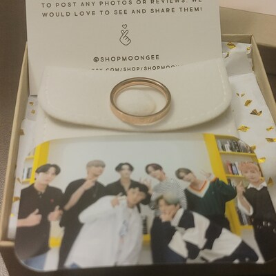 ATEEZ RING/ Personalized Ring Kpop Atiny Subtle Engraved - Etsy
