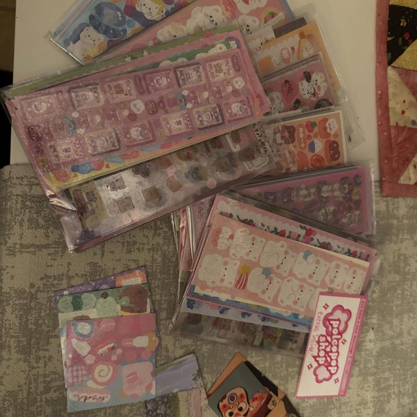 Sticker Sheet Gacha!!!! | Cute Sticker Sheets Bundle | No Repeats ...