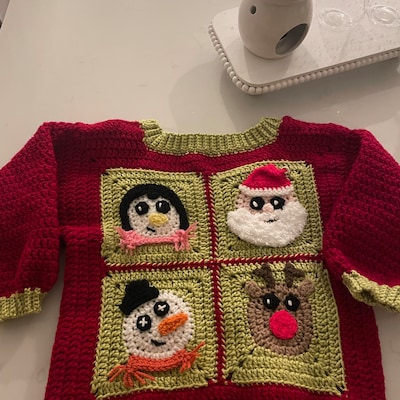 Pick and Mix Sweater Crochet Pattern Pack With Sizes Baby to Adult ...