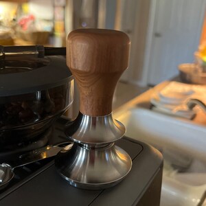 Espresso Distribution Tool Coffee Leveler Adjustable Wooden Distributor ...