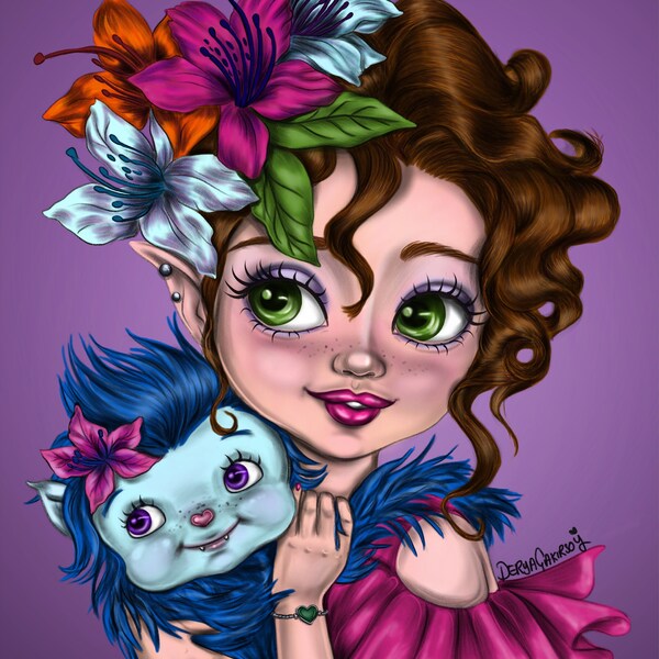 Fluffy Coloring Page for Adults and Kids Dark,light & Sepia Grayscale ...