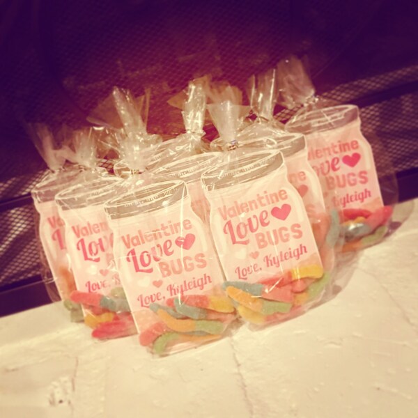Download Printable Valentine Candy Gift DIY Mason Jar for Gummy Worms ...