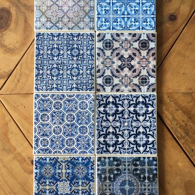 Traditional Azulejo Tile Coaster floco De Neve, Wedding Favour - Etsy