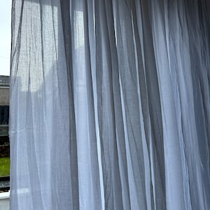 Cotton Muslin Blind Flat Curtain Egyptian Cotton Max Length - Etsy