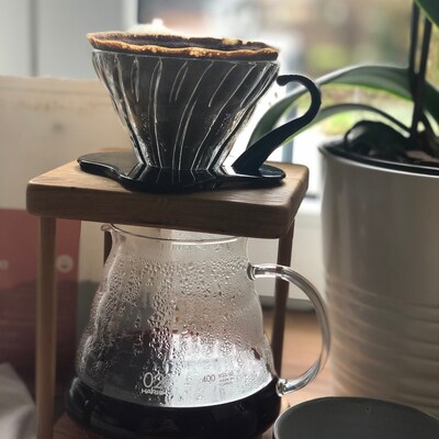 Dual Pour Over Coffee Stand, V60 Stand, Handmade Coffee Stand - Etsy