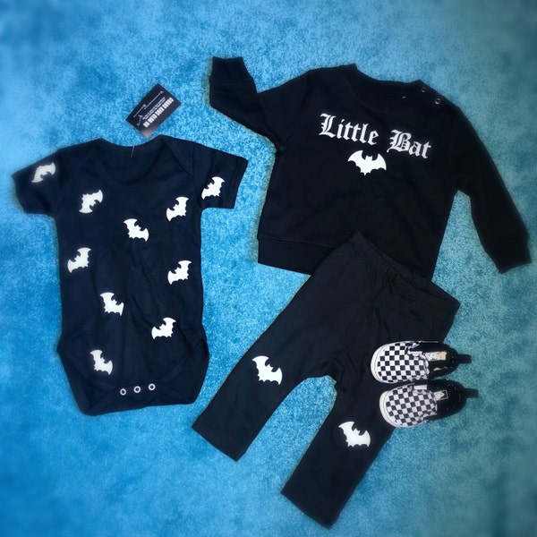 BABY BAT Gothic Baby Bodysuit, Babygrow - Etsy UK