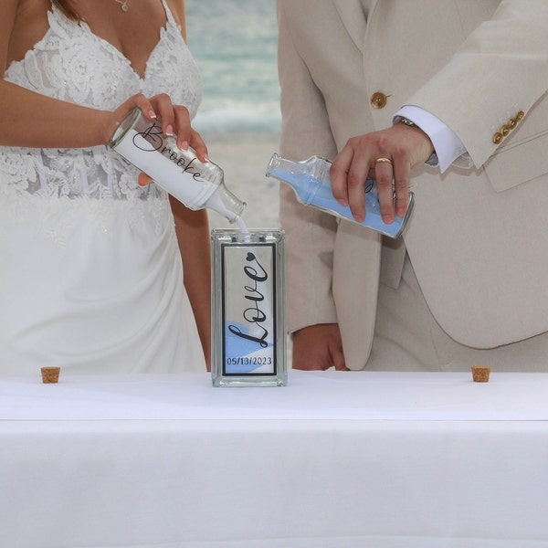 Sand Ceremony Set for Weddings, Unity Ceremony, Personalized - Etsy